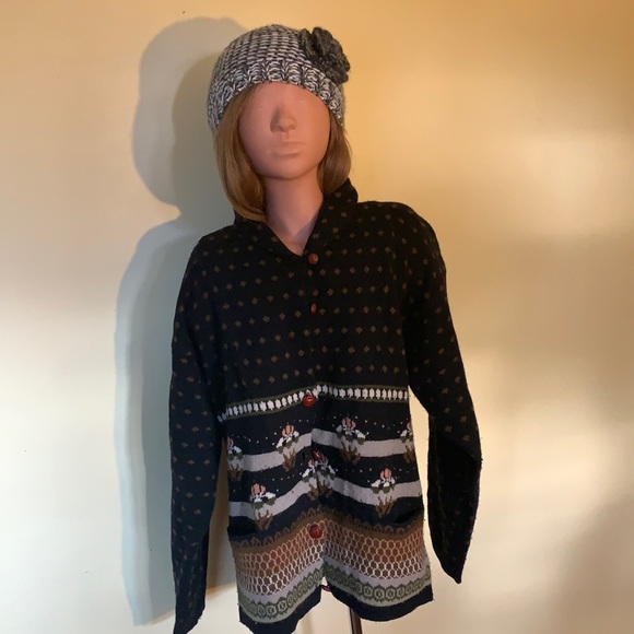 Orvis | Sweaters | Orvis 0 Lambswool Cardigan Featuring Lovely ...